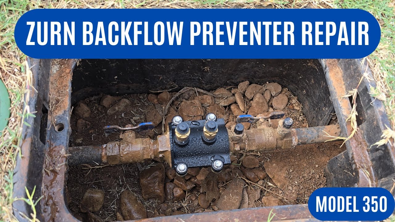 Zurn Backflow Preventer Repair - YouTube