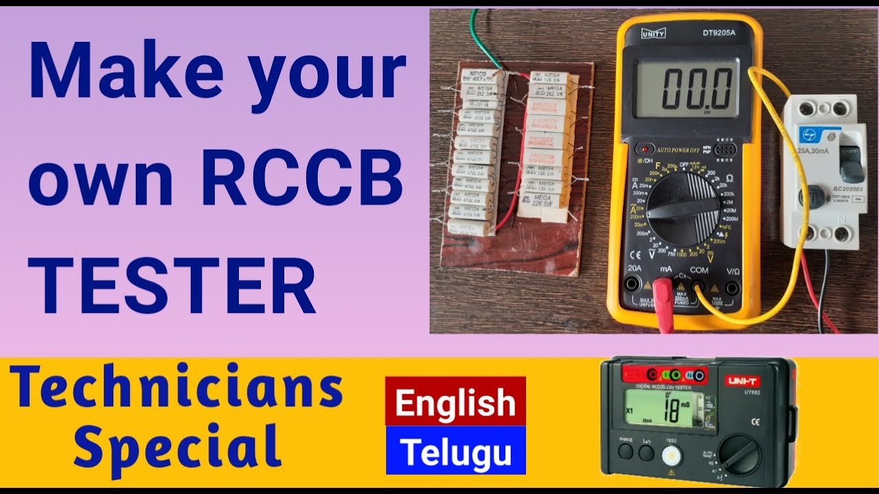 (#29) How to make RCCB Tester - YouTube