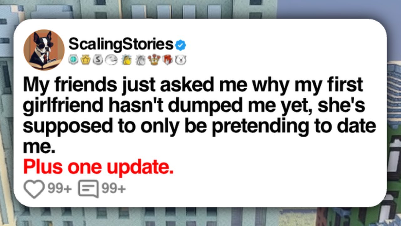 My friends just asked me why my first girlfriend hasn't dumped me yet ...