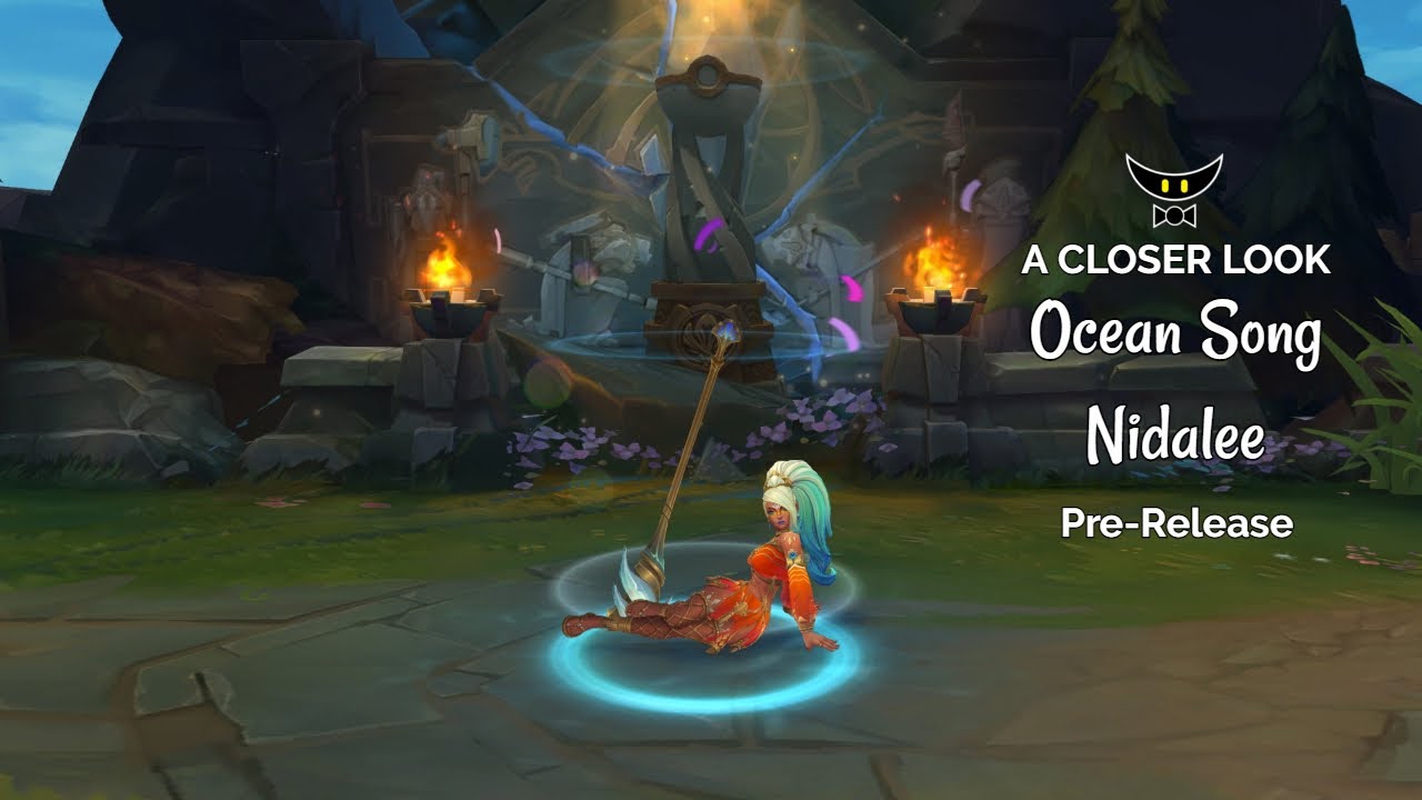 Ocean Song Nidalee Epic Skin (Pre-Release) - YouTube