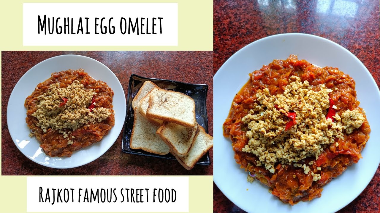 Mughlai egg omelet | Rajkot famous street food | All about Pratibha ...