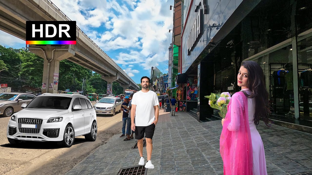 🚶Lalkhan Bazar Chittagong City, Travel, Bangladeshi Walking Tour 4K HDR ...