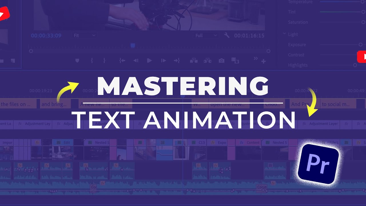 How To Make STUNNING Text Animations In Premiere Pro - YouTube