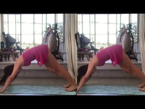 Jacqueline Fernandez YOGA Workout Video | #PSPK27 Jacqueline Fernandez Yoga ideo