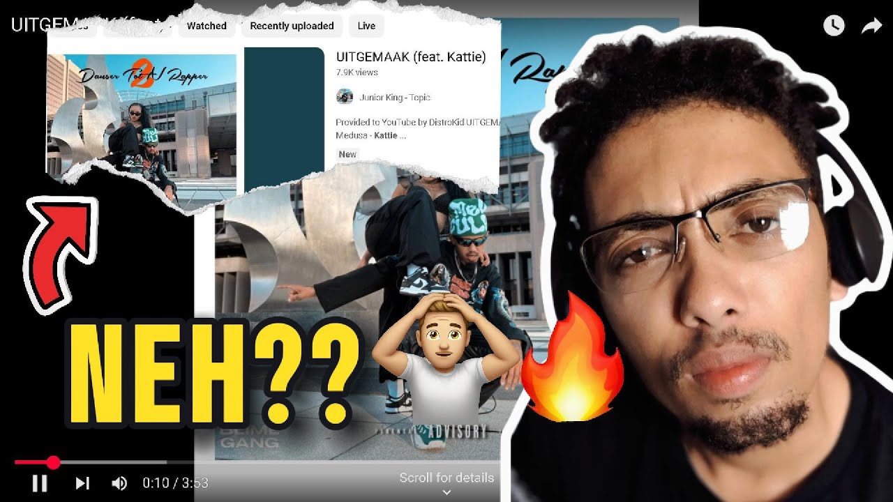 My Reaction to 'UITGEMAAK (feat. Kattie)' – Versatile Sound from Junior ...
