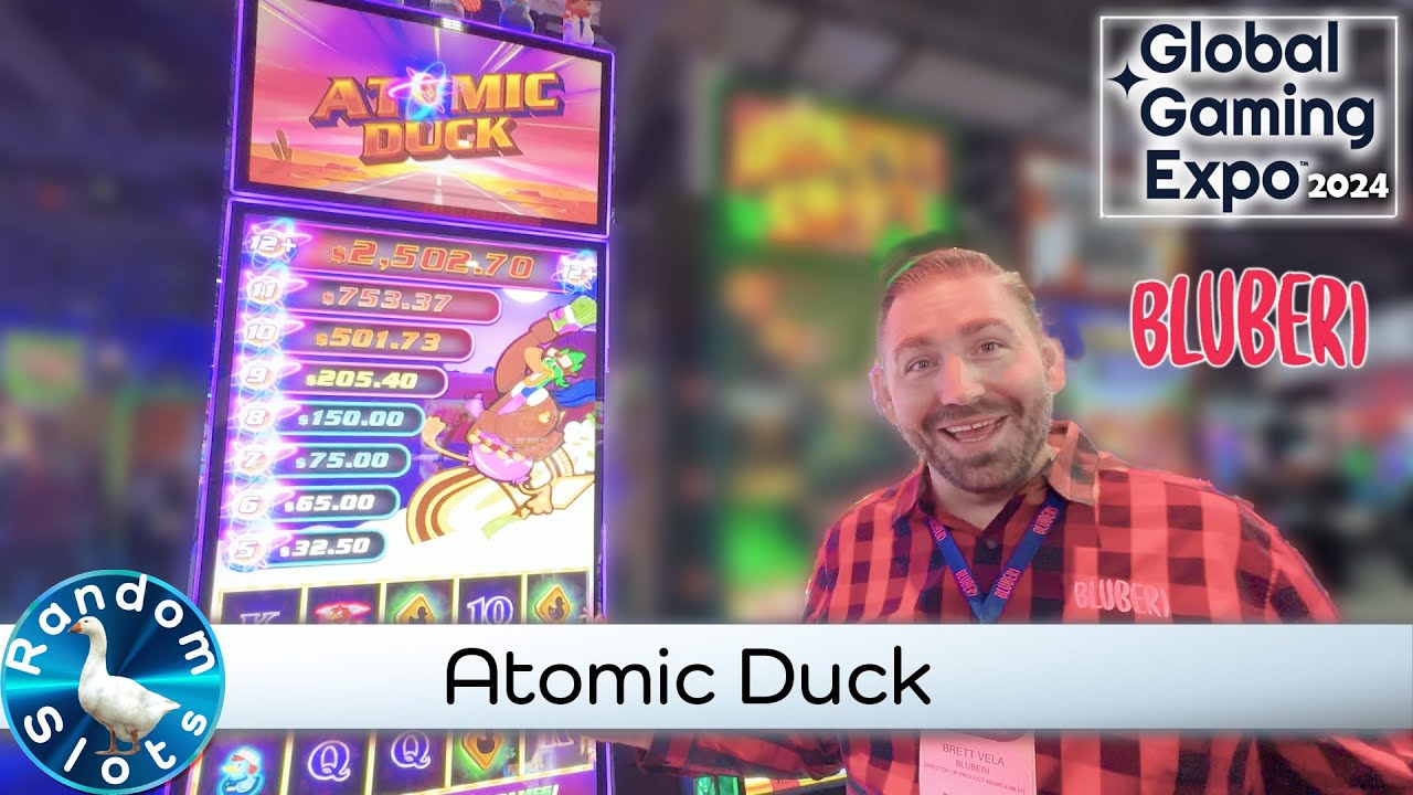 Bluberi, Atomic Duck Slot Machine, #G2E2024 - YouTube
