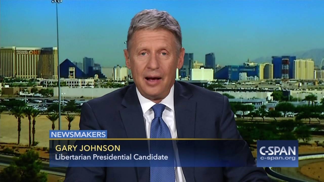 Gov. Gary Johnson on Presidential Debates (C-SPAN) - YouTube