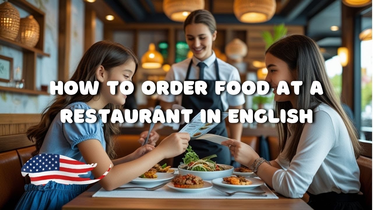 Essential English for Restaurants 🍽️ | How to Order Food & Drinks Like ...
