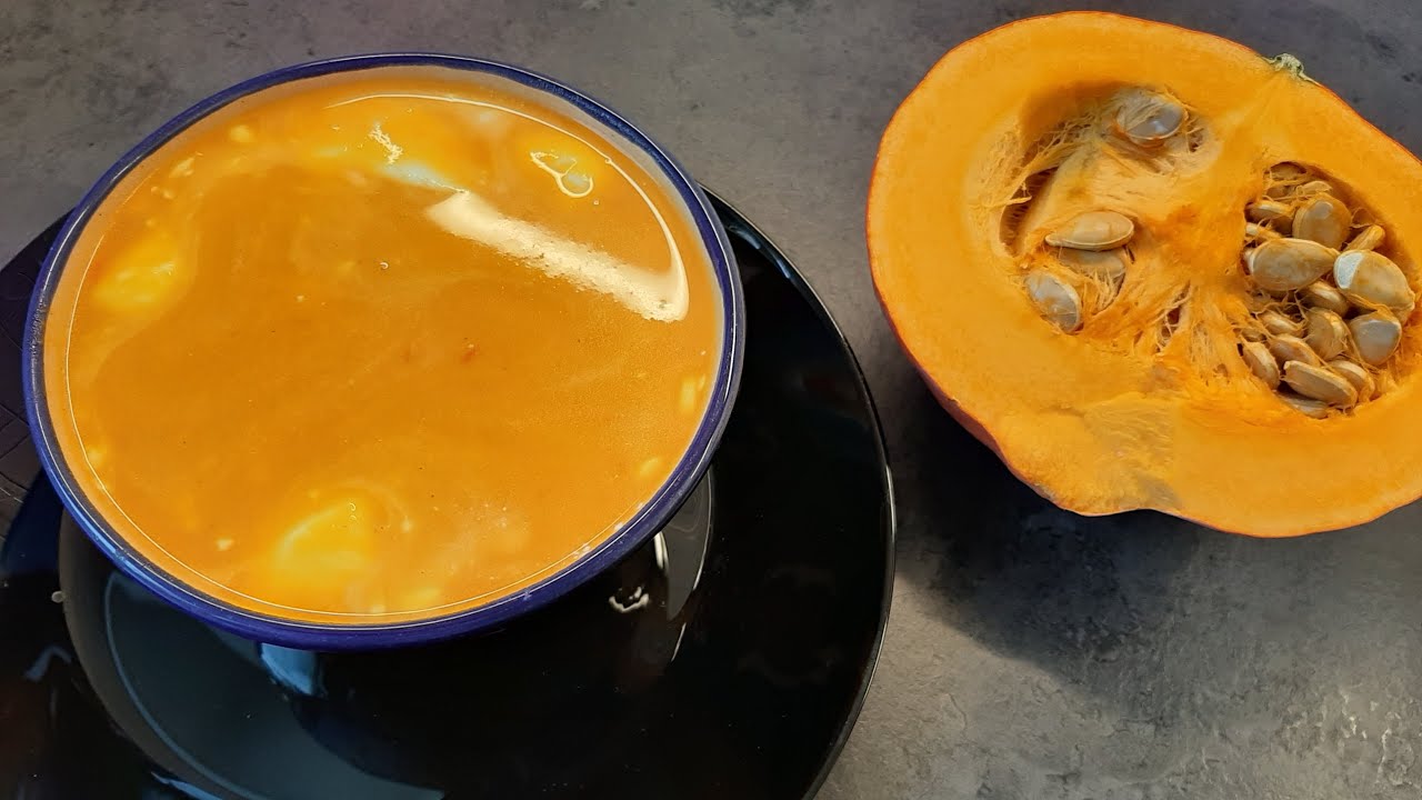 How to make Pumpkin Soup easy, creamy and delicious using only fresh ...