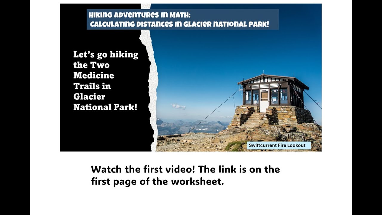 Glacier National Park's Two Medicine Trails Map - Distance Addition ...