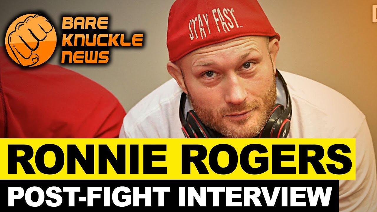 Ronnie Rogers Post Fight Interview by bare knuckle news host Susan ...