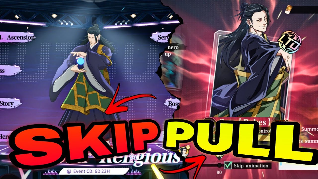 Jujutsu Duel SKIP OR PULL GETO ROBES? Limited Wish Summoning - YouTube