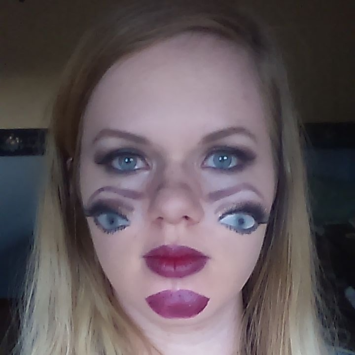Costume Makeup: Double Vision Makeup Tutorial - YouTube