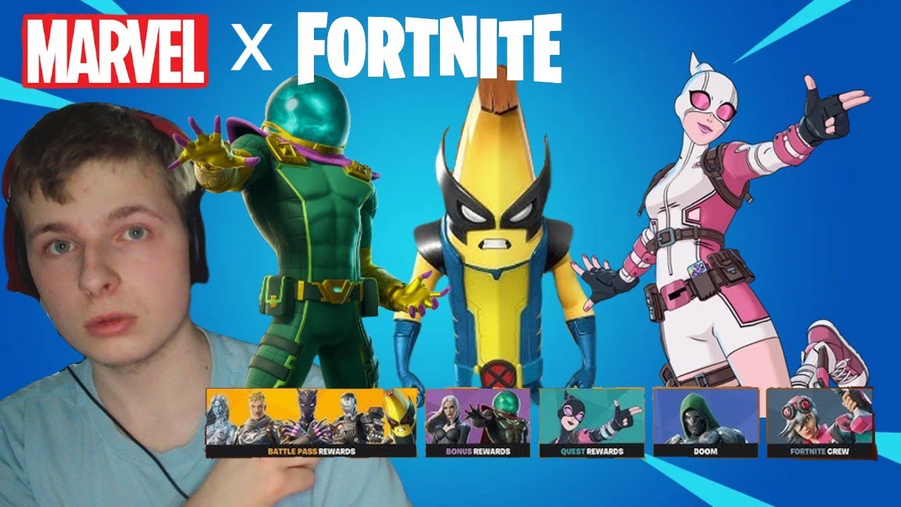 *NEW* Fortnite Chapter 5 Season 4 Battle Pass (Showcase) │MARVEL - YouTube