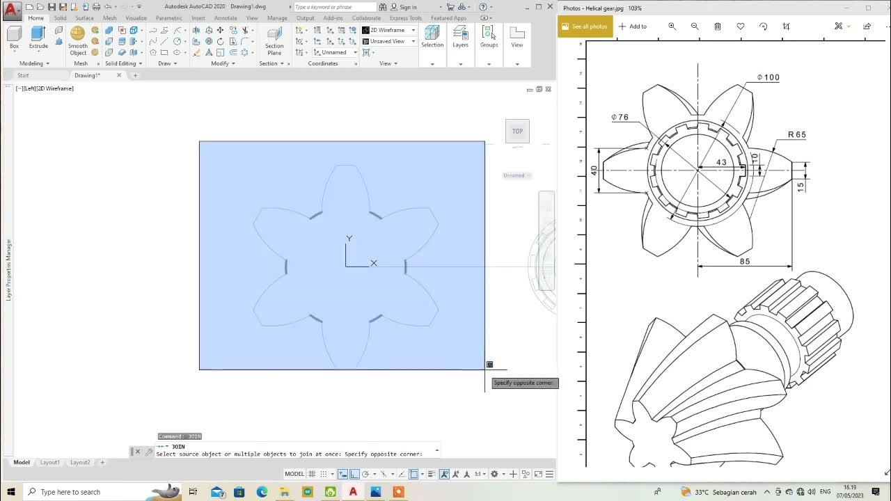 Tutorial Perancangan Design Produk Helical Gelar dengan aplikasi ...
