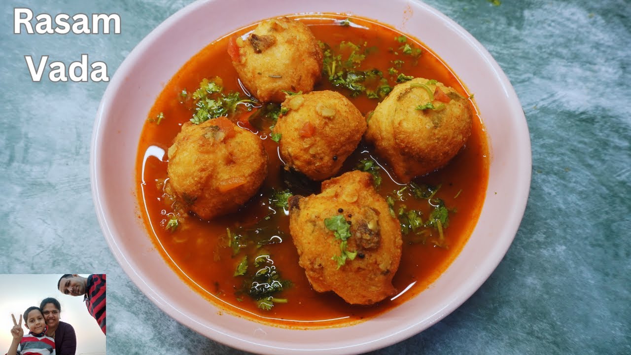 Rasam Vada Recipe| How to make rasam powder at home| South Indian ...