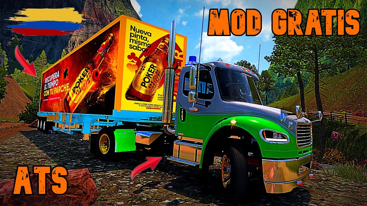 DESCARGA HERMOSA FREIGHTLINER M2 + ROMARCO BOTELLERO | American Truck ...