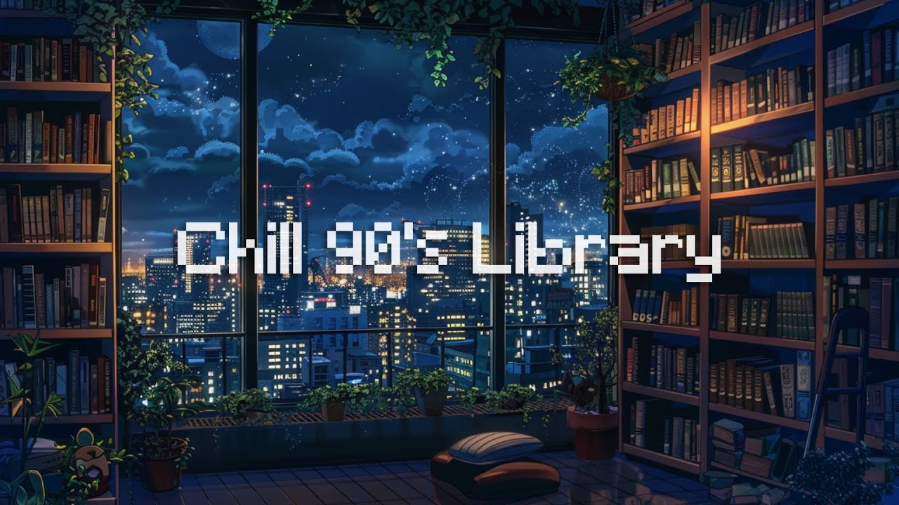 Chill 90’s Library ☕ Rainy Chill Beats to calm down 🎧 Lofi music to ...