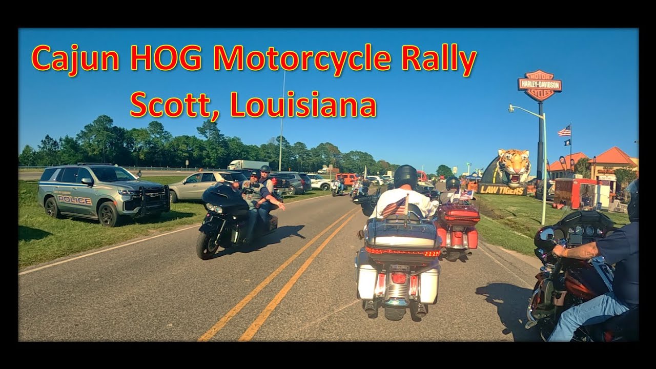 Three day Cajun Country Regional HOG Motorcycle Rally 2024 - Scott ...