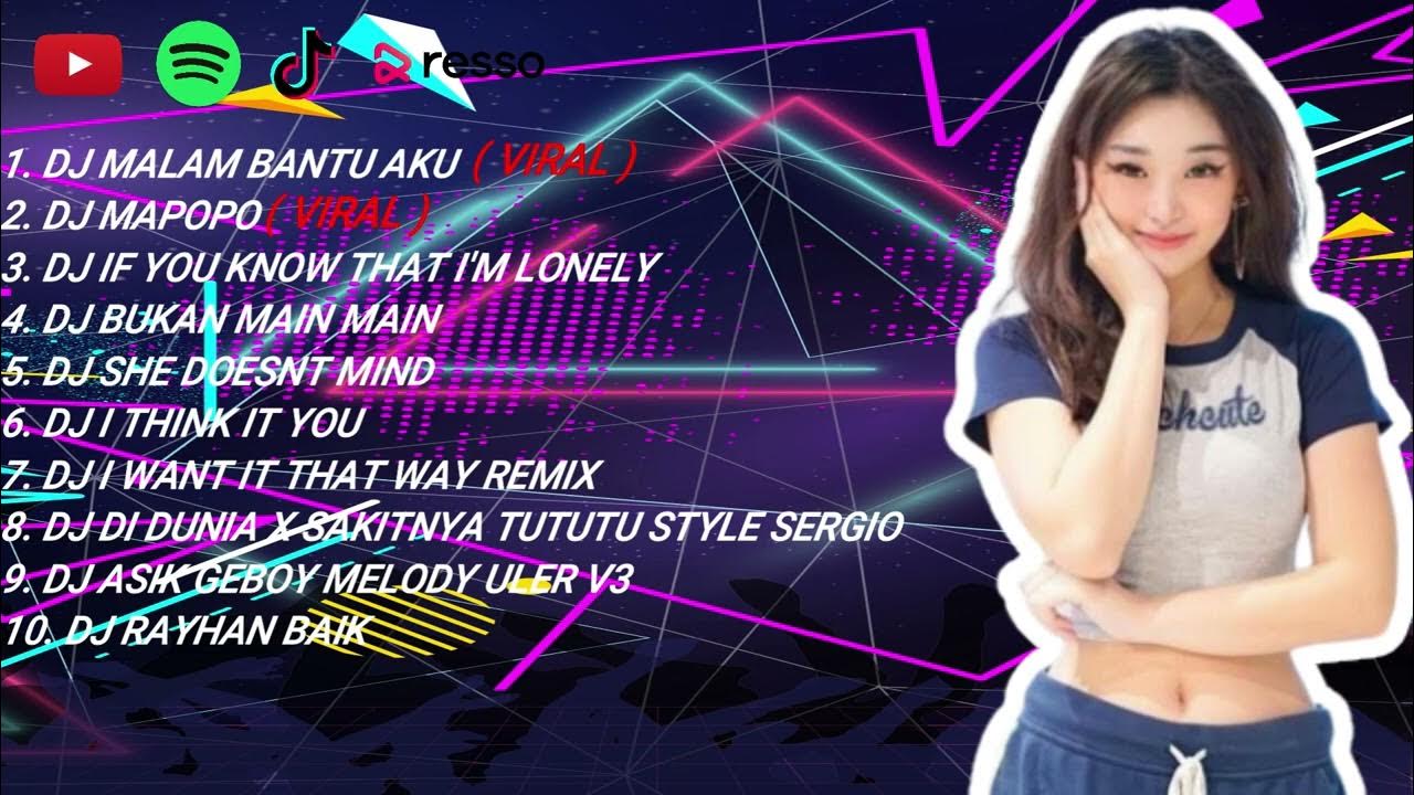 Dj Tiktok Terbaru 2023 Dj Malam Bantu Aku Tuk Luluhkan Dia Mapopo Remix