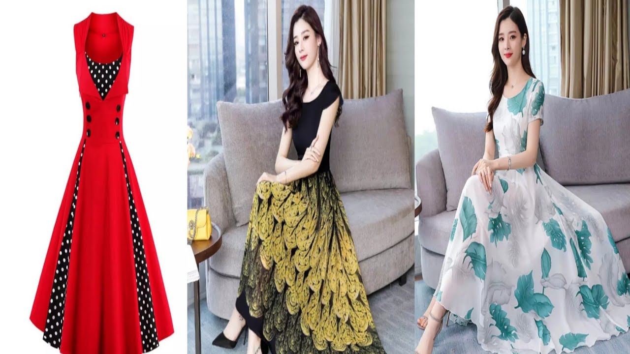 Beautiful chinese frocks collection available in pakistan - YouTube