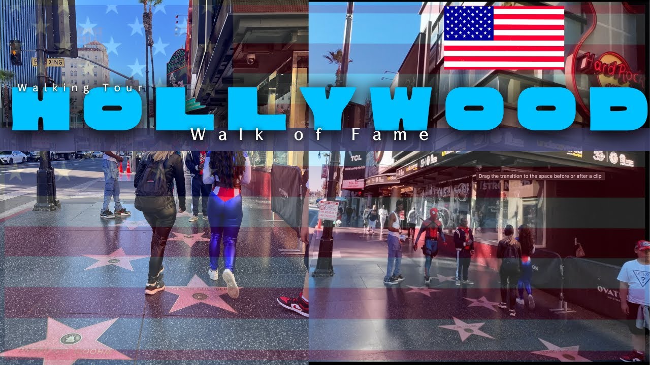 Walking Tour: Hollywood Walk of Fame | Los Angeles California USA | A ...