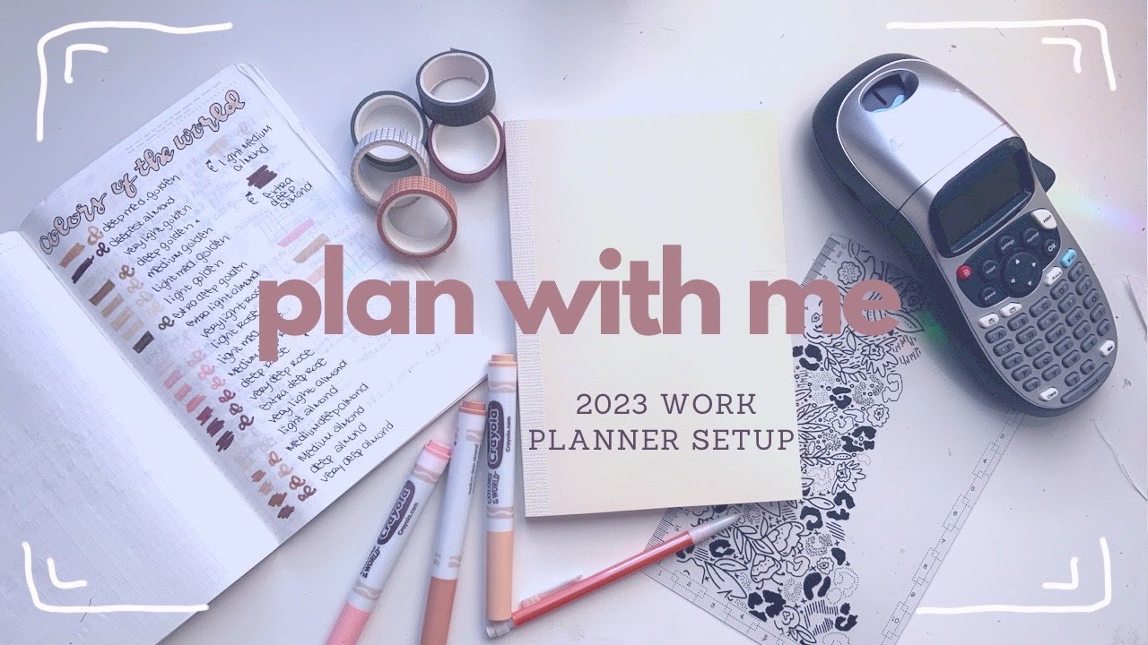 Midori MD Plan with Me | 2023 Minimal Work Bullet Journal Planner Setup ...