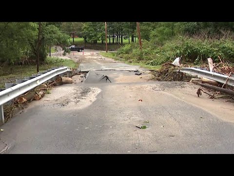 RAW VIDEO: Maple Street Bridge in Dalton closed due to flood damage (9 ...