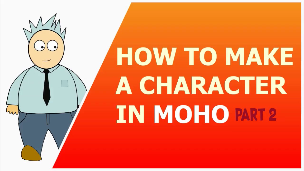 how to make a character in moho 12 part 2 - YouTube