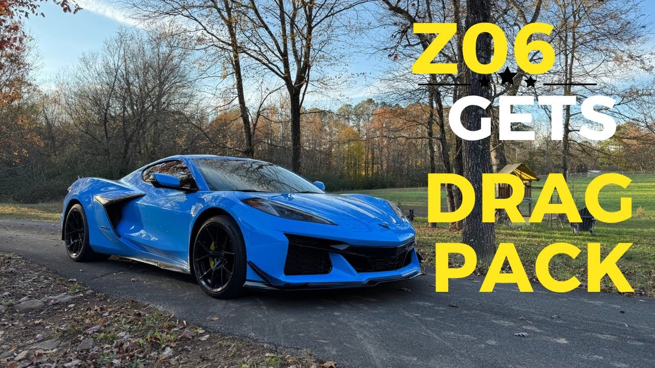 C8 z06 gets drag pack , drag radial, weight drop and splash guards ...