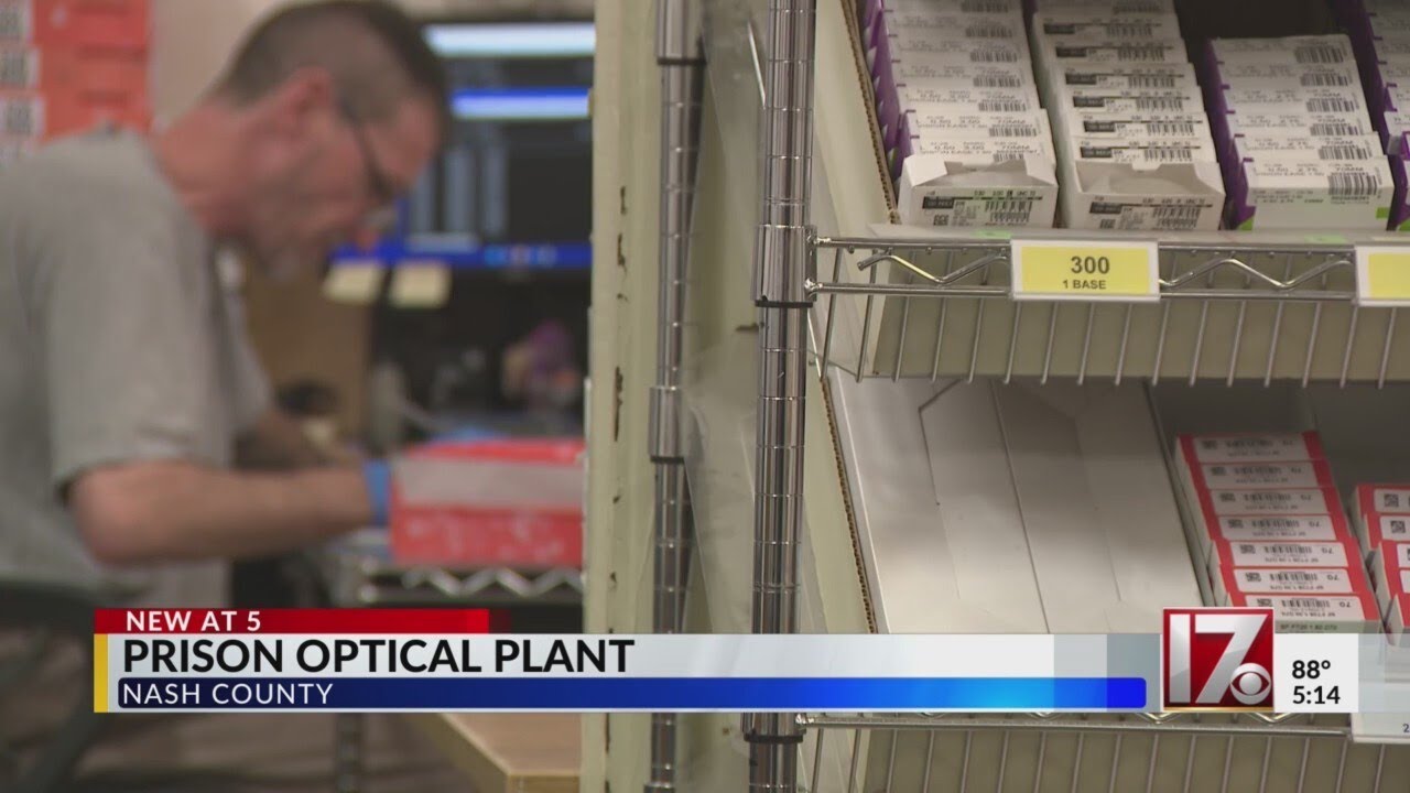 Inside of NC’s only prison-run optical plant where 800+ glasses are ...