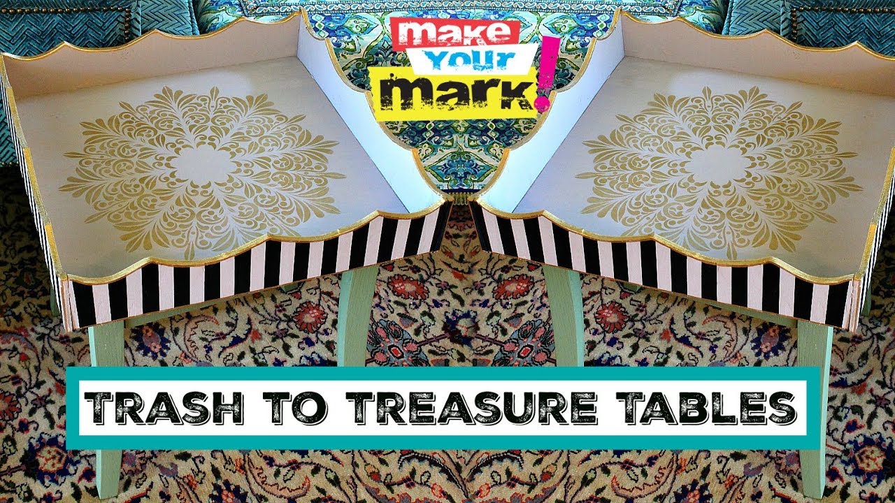 Trash to Treasure Tables - YouTube