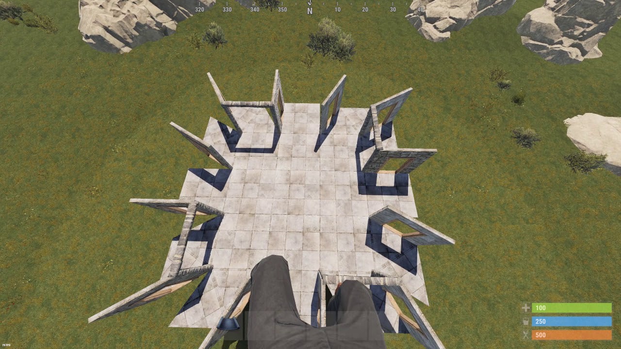 How to make Peak Down Tower in Rust - YouTube