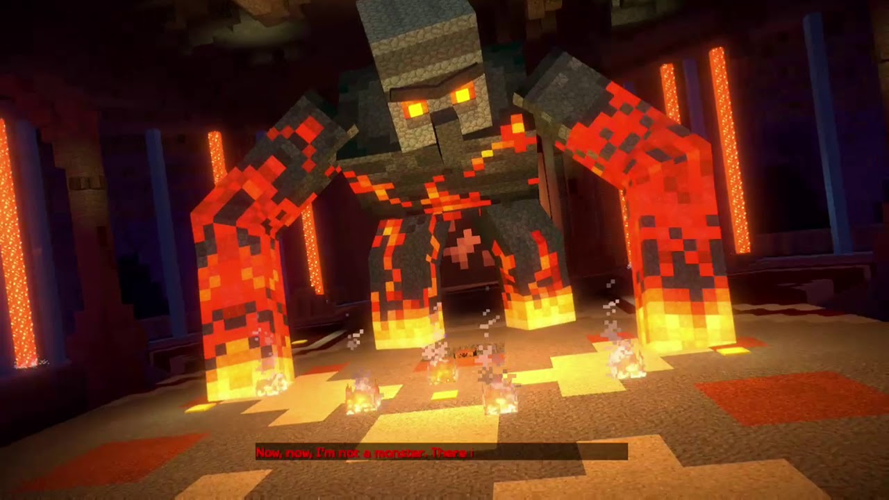 Giant Magma Golem Boss Battle - YouTube