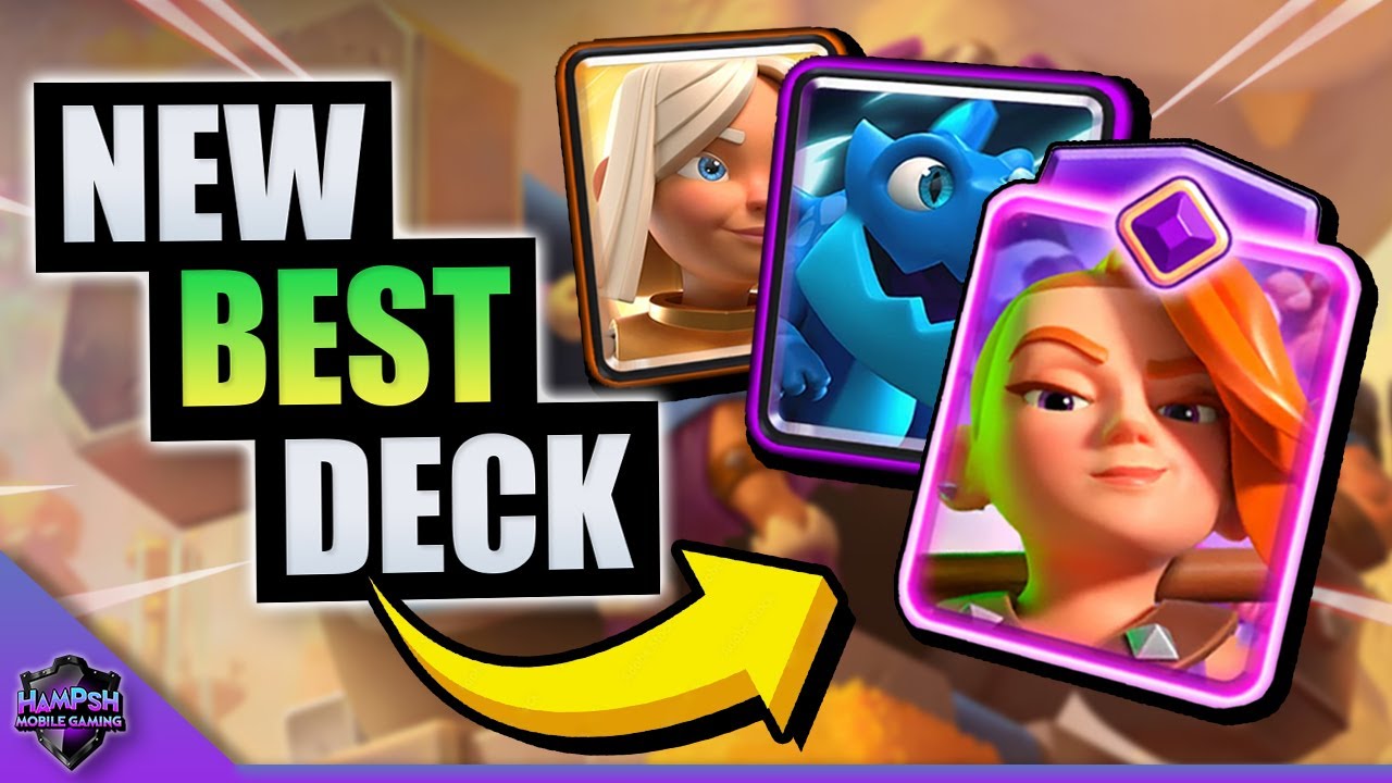 The UNEXPECTED BEST Deck for Evolved Valkyrie in Clash Royale - YouTube