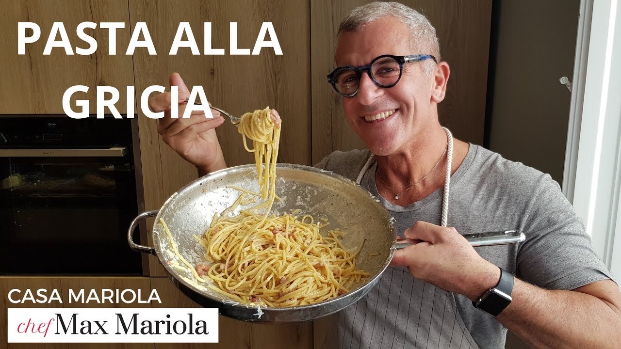 PASTA ALLA GRICIA Ricetta originale | Chef Max Mariola - YouTube