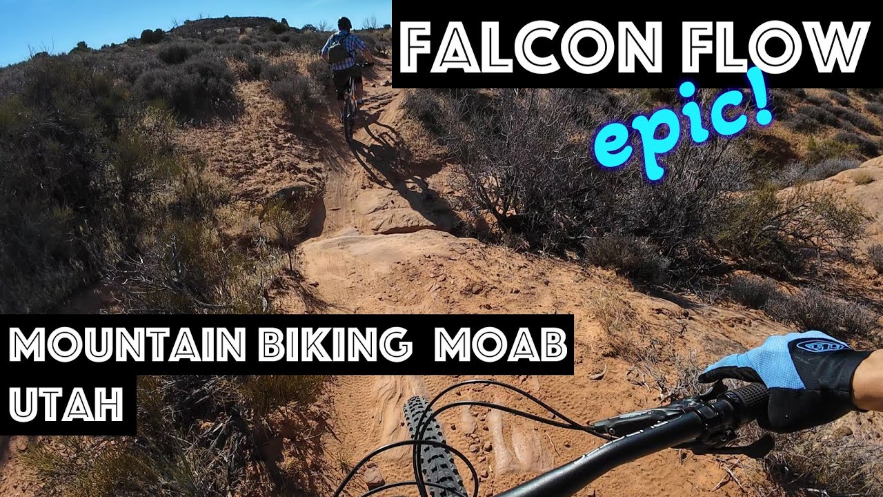Falcon Flow Trail - Moab - The BEST Intermediate Blue Mountain Biking ...
