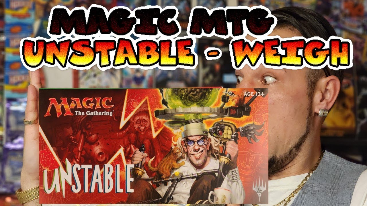MTG Unstable - Booster Box Breaking & Weighing Packs!!! - YouTube