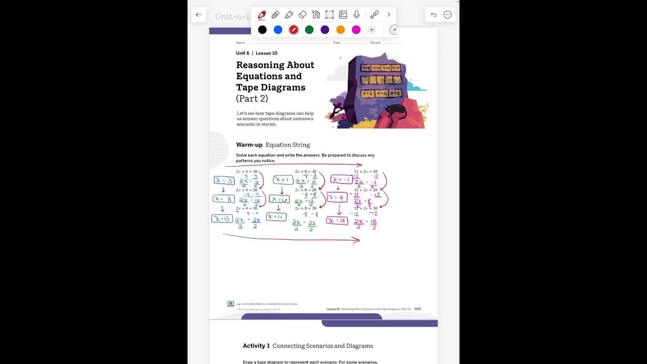 Amplify Unit 6 Lesson 10 - E Learning - YouTube