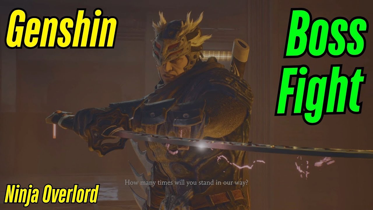 "GENSHIN" Ninja Overlord Boss Fight - Ninja Gaiden 2 Black (Chapter 9 ...