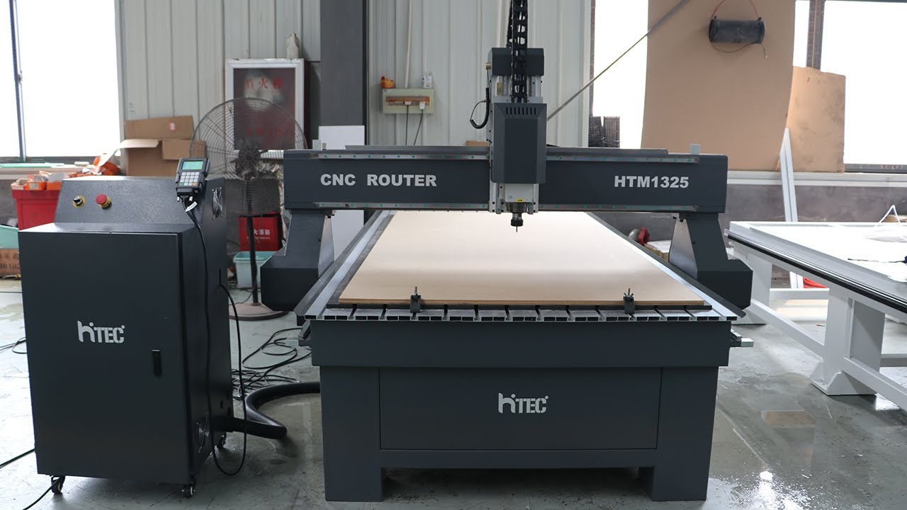 CNC For home decoration industry wood mdf cutter - YouTube