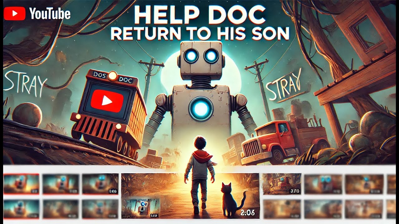 Stray Guide: Helping Doc Return to His Son | Full Walkthrough - YouTube