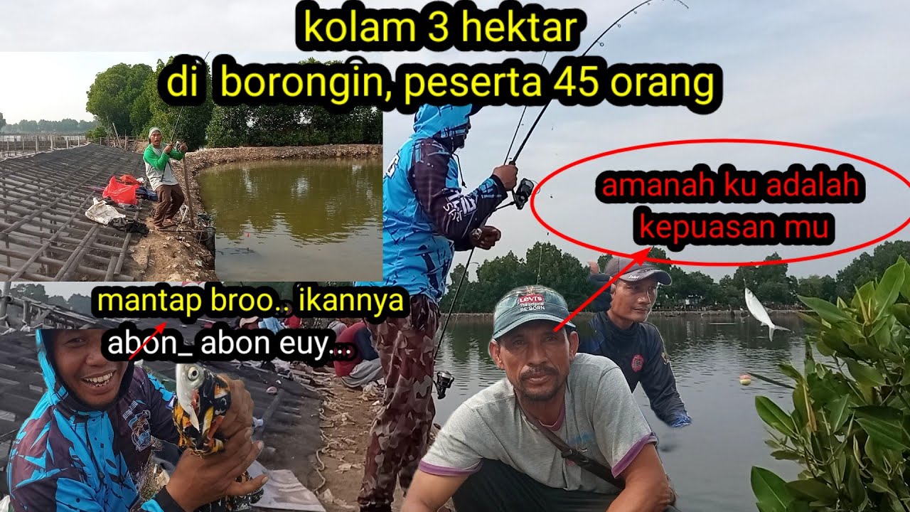 mancing borongan || para engler hasinya# sanget puas - YouTube