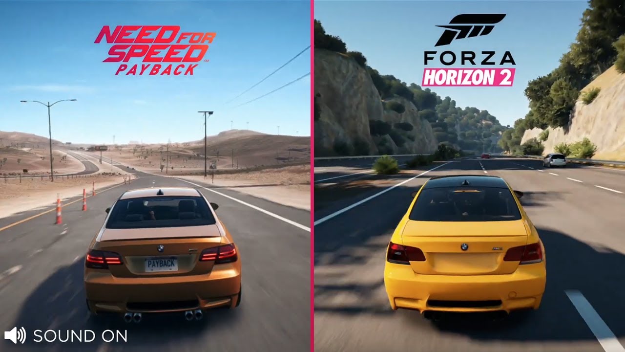 Need For Speed: Payback vs Forza Horizon 2 | BMW M3 E92 Comparison ...