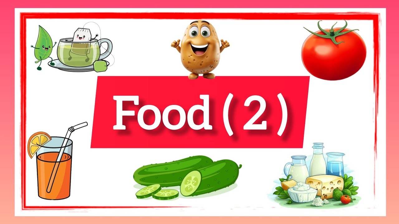 learning English vocabulary | food's (2) - YouTube