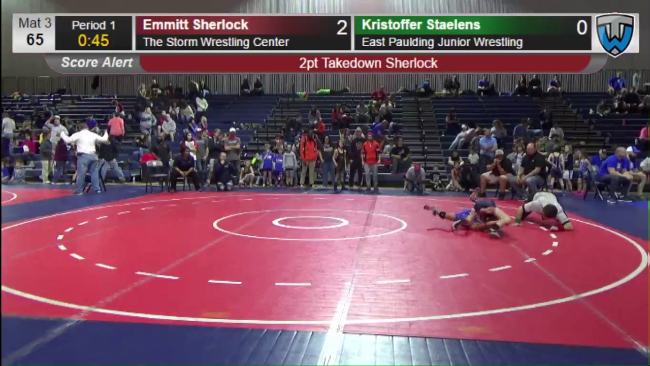 65 Emmitt Sherlock The Storm Wrestling Center vs Kristoffer Staelens ...
