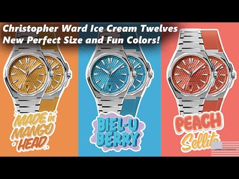 Christopher Ward Ice Cream Twelves - Perfect 38mm size and fun new ...