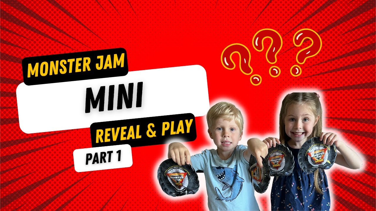 Playing with Mini Monster Jam Trucks | Making a Monster Jam Arena - YouTube