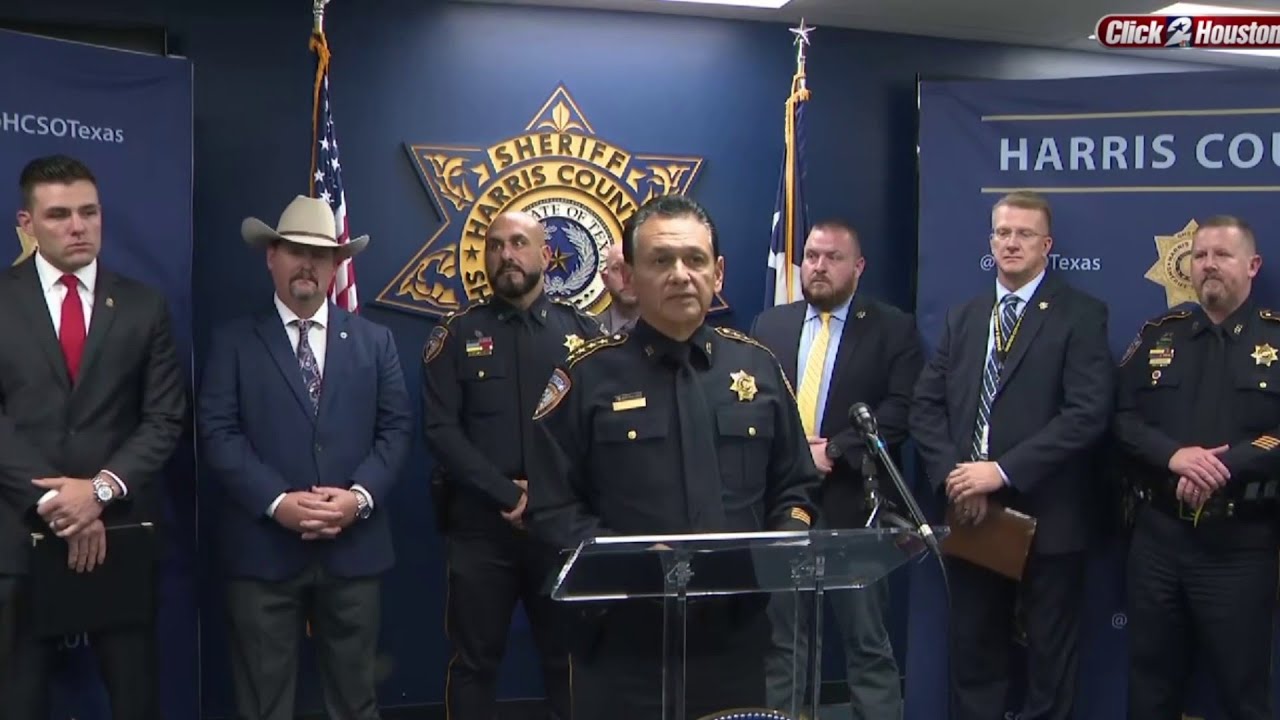 Harris County's Major Warrants Roundup: 80 Arrests Announced - YouTube