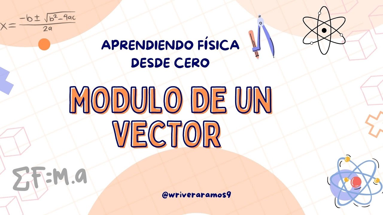 MODULO DE UN VECTOR EN FORMA CARTESIANA - YouTube